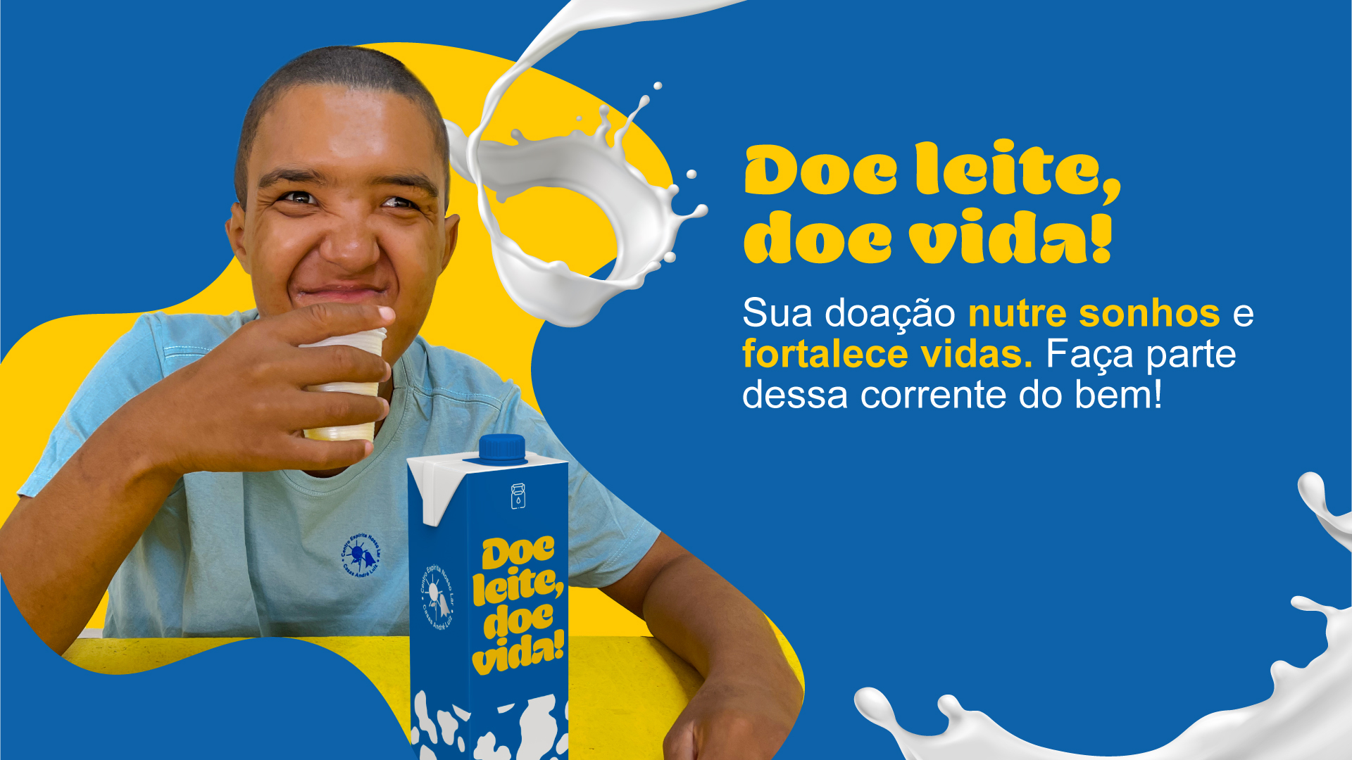 Campanha Doe Leite, Doe Vida | Centro Espírita Nosso Lar Casas André Luiz